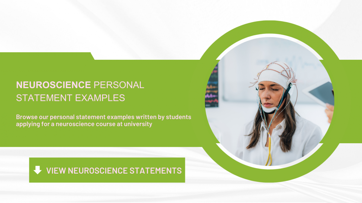 Neuroscience Personal Statement Examples | Studential.com